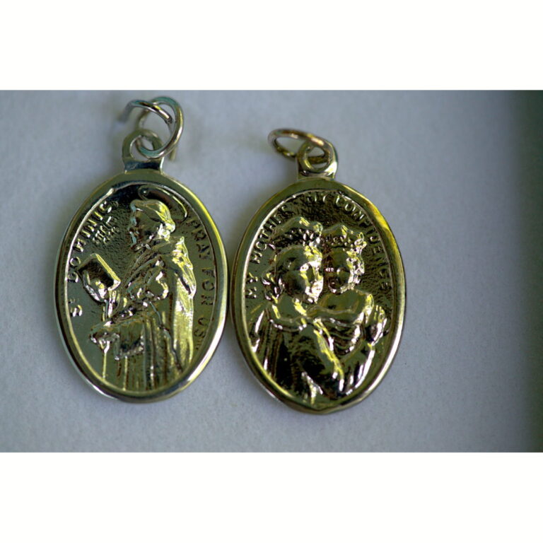 Scapular Medal: St. Dominic & The Holy Rosary | Dominican Bookstore