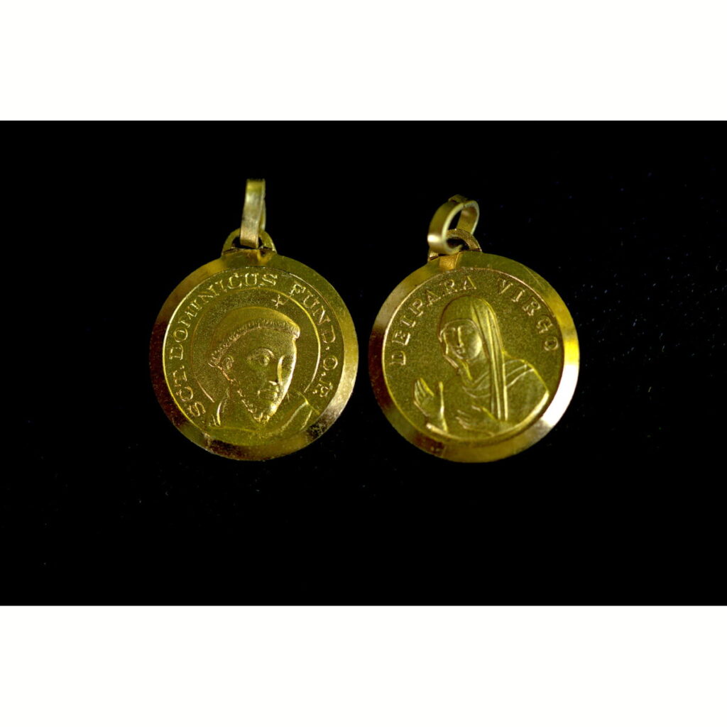 Scapular Medal: St. Dominic & The Holy Rosary | Dominican Bookstore