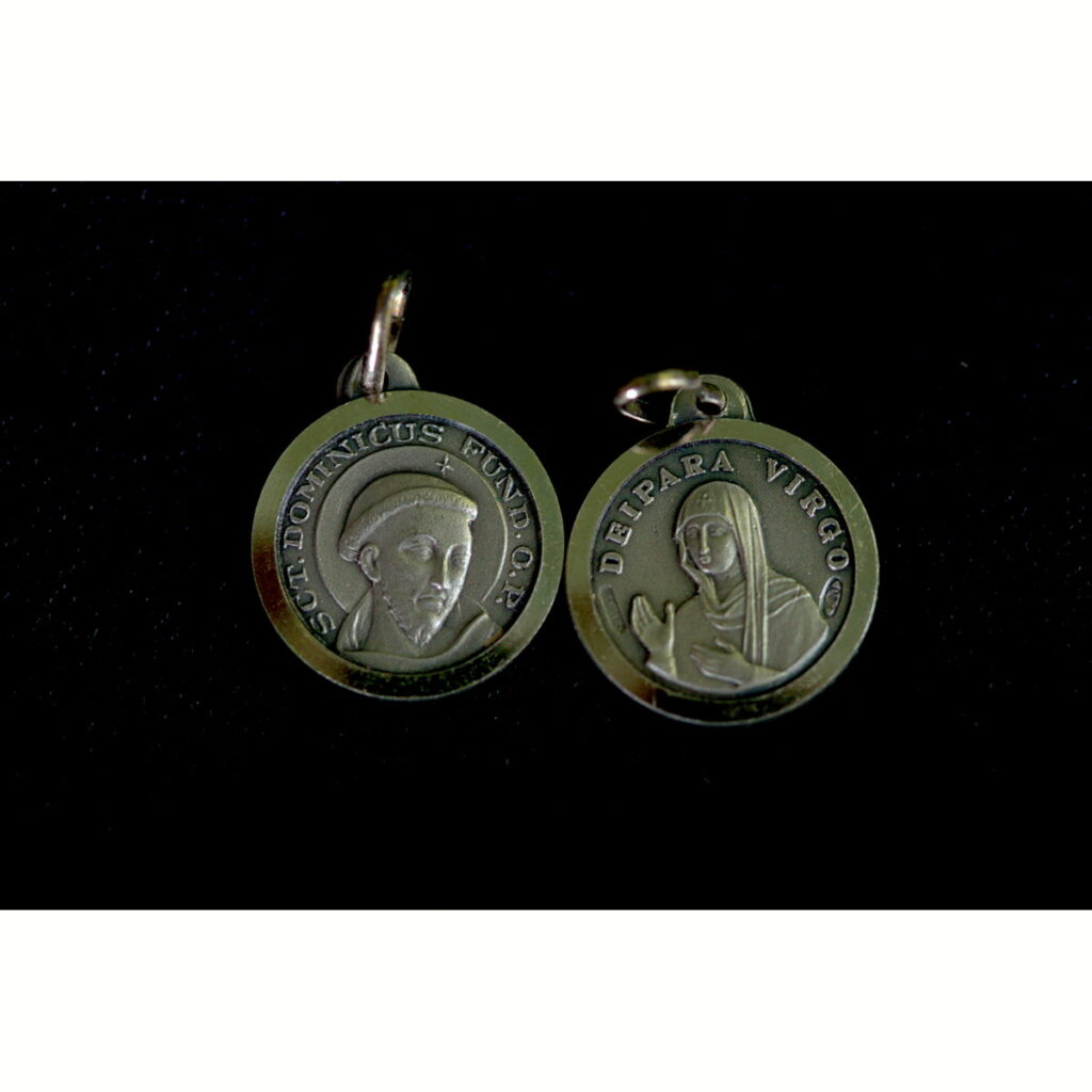 Medal: St. Dominic & Blessed Virgin Mary (silver scapular) | Dominican ...